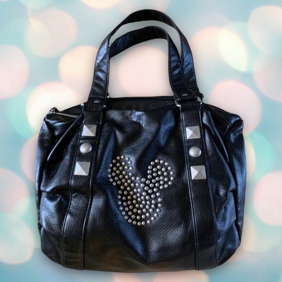 Disney | Bags | Authentic Disney Vintage Mickey Mouse Studded Faux ...